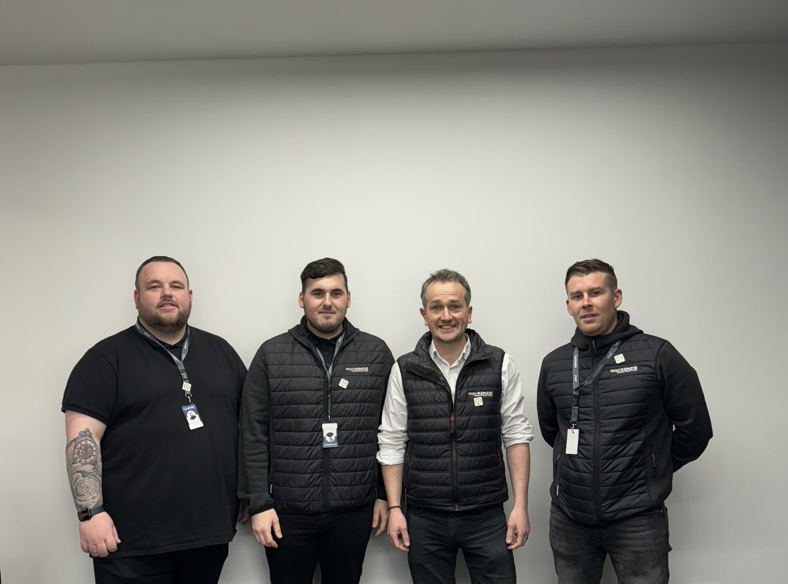 Scottish Water Celebrates Net Zero Hero Badges - Mackenzie Construction