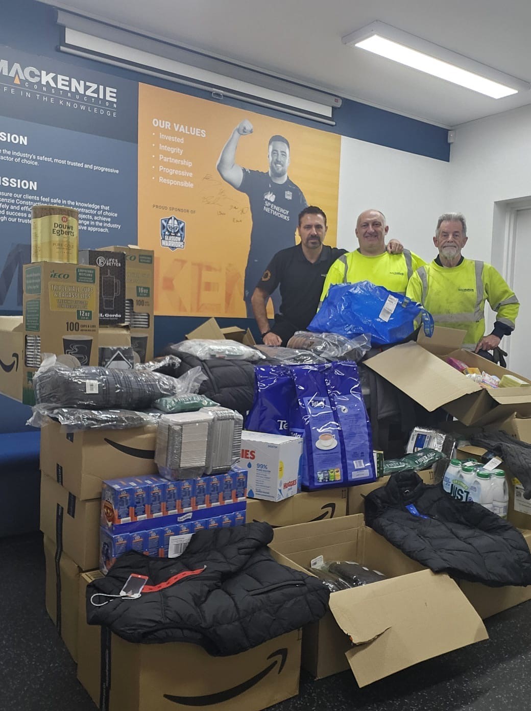 Mackenzie Construction Gathers Essential Items for Homeless Project ...