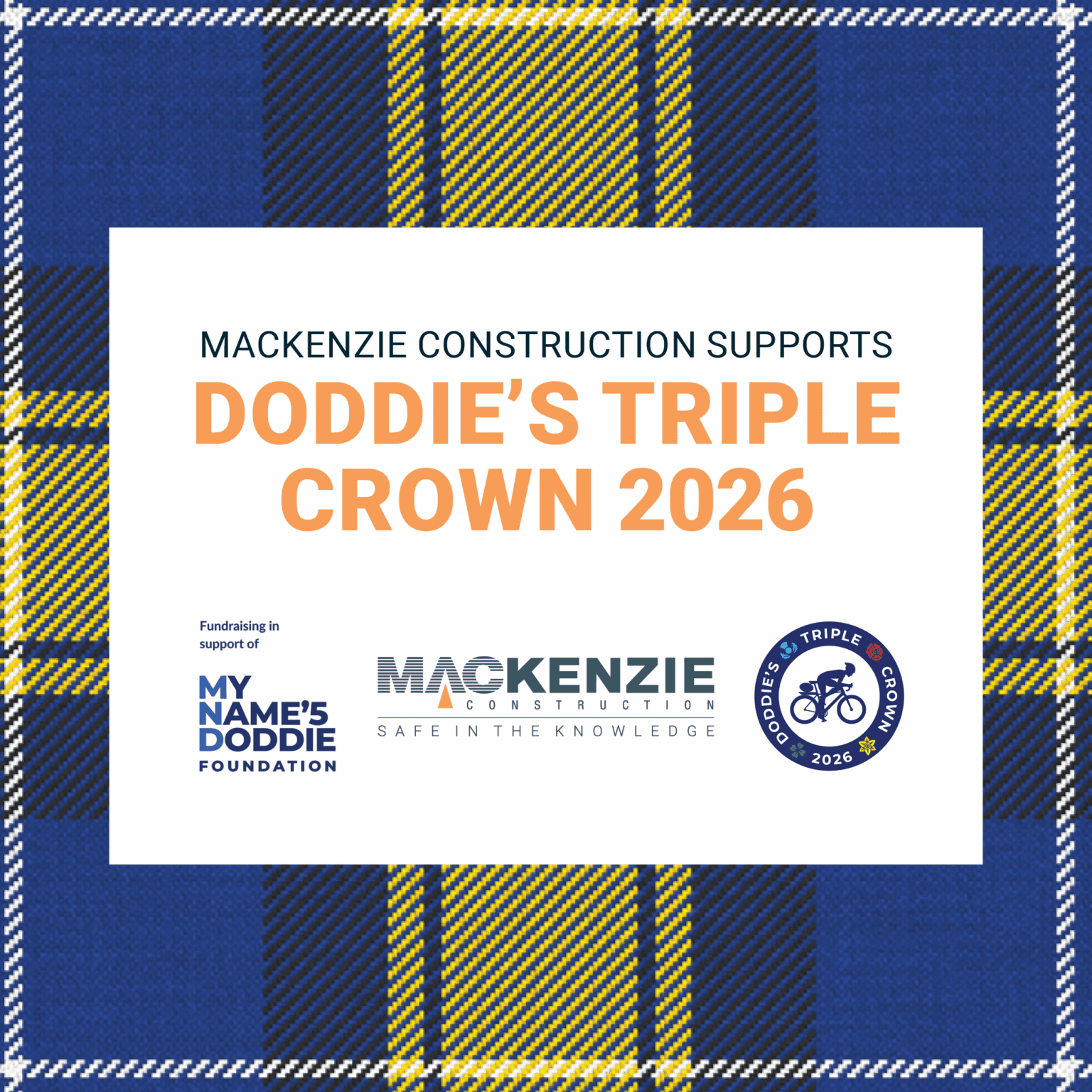 Mackenzie Construction supports Doddie’s Triple Crown 2026